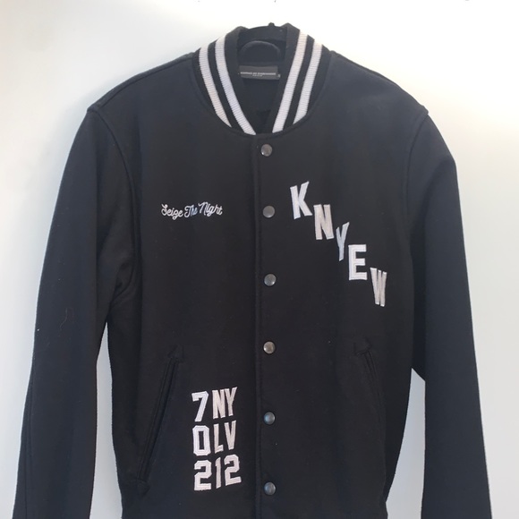KNYEW | Jackets & Coats | Knyew Carpe Noctem Letterman Jacket | Poshmark
